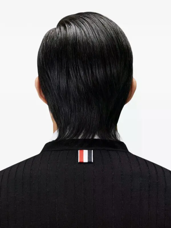 Thom Browne Ribbed-knit Long-sleeve Sweater