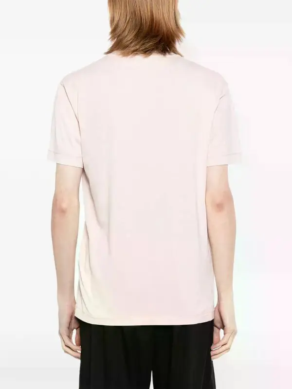 Stone Island Logo-patch T-shirt - Pink