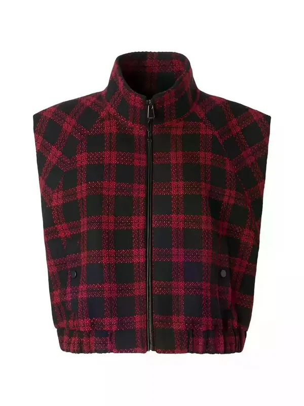 Pinko Handel Check-pattern Gilet