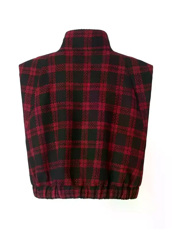 Pinko Handel Check-pattern Gilet