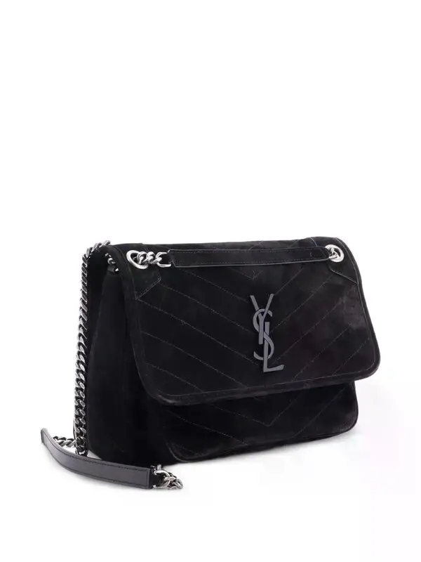 Saint Laurent Niki Chain Flap Bag - Black