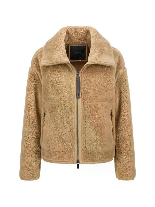 Pinko Campsis Faux-shearling Zip-up Jacket