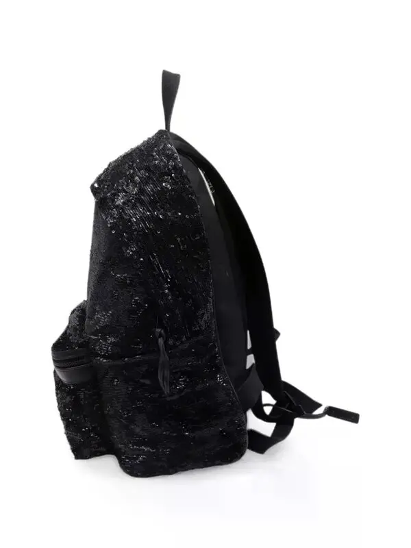 Saint Laurent City Sequin-embellished Backpack