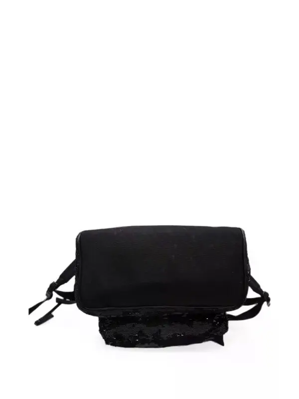 Saint Laurent City Sequin-embellished Backpack