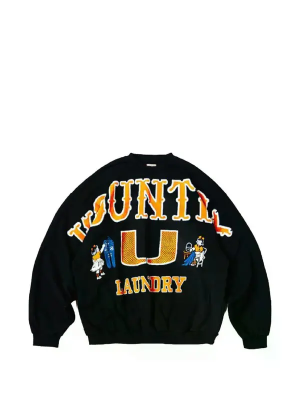 Kapital Big Kountry Graphic-print Sweatshirt - Black