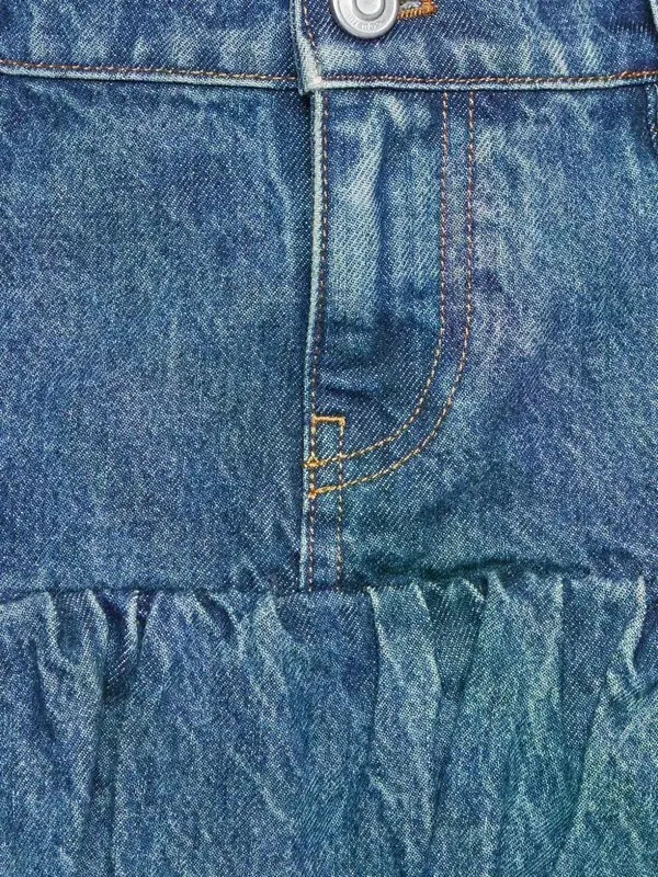 Coperni Bubble-hem Denim Skirt