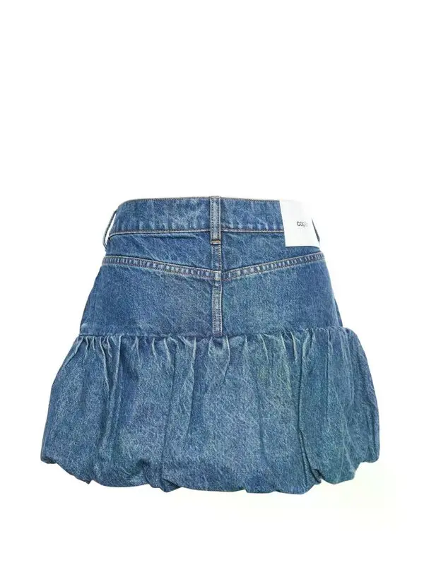 Coperni Bubble Hem Denim Skirt