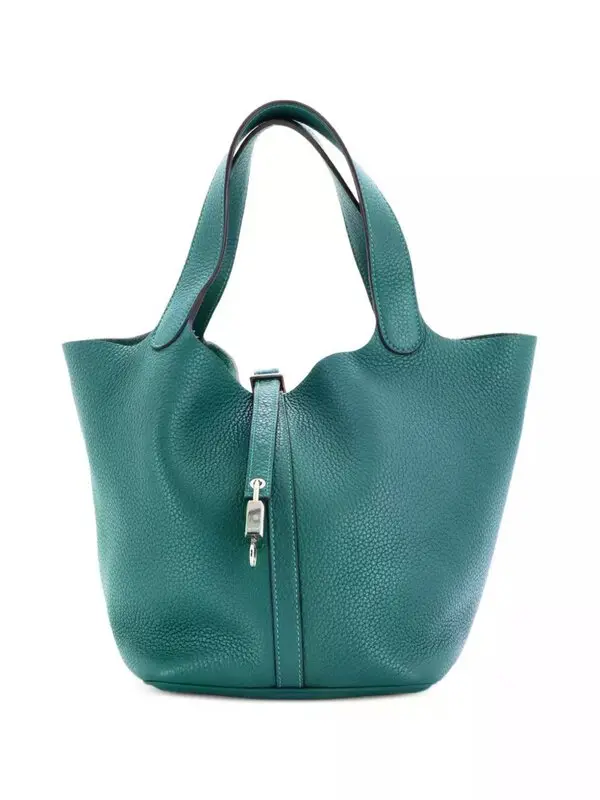 Hermès Picotin Lock Bag Clemence Mm Bucket Bag