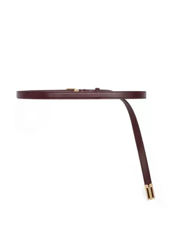 Victoria Beckham Dorian B Leather Belt - Red