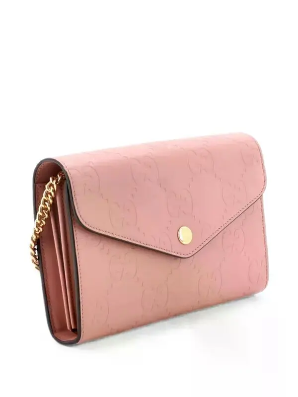 Gucci Envelope Wallet On Chain Guccissima Leather Shoulder Bag