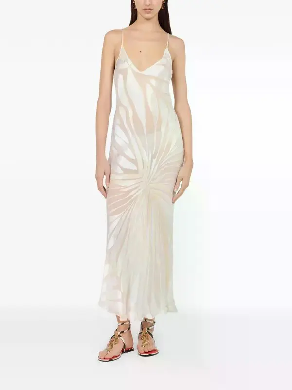 Roberto Cavalli Devoré Maxi Dress