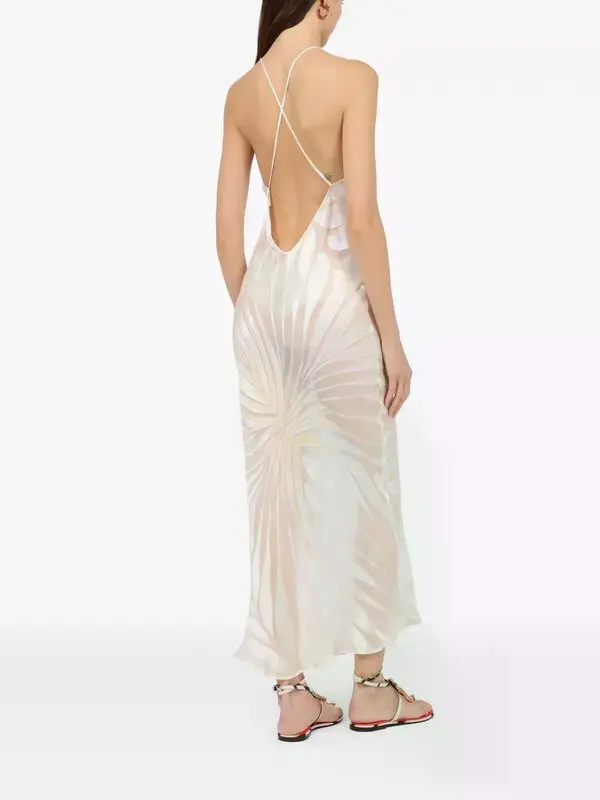 Roberto Cavalli Devoré Maxi Dress