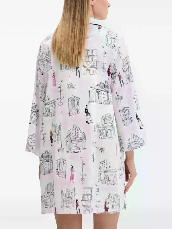 Dkny Illustration-print Nightshirt