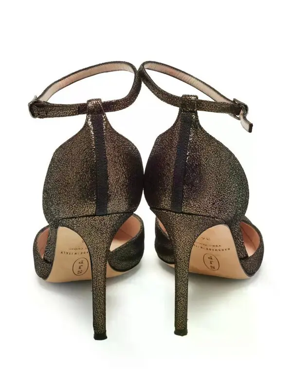 Sjp By Sarah Jessica Parker Black Suede D'orsay Ankle Strap Pumps