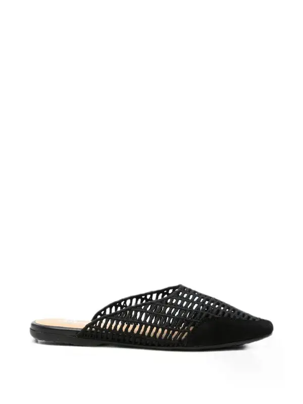 Patrizia Pepe Raffia Woven Mules