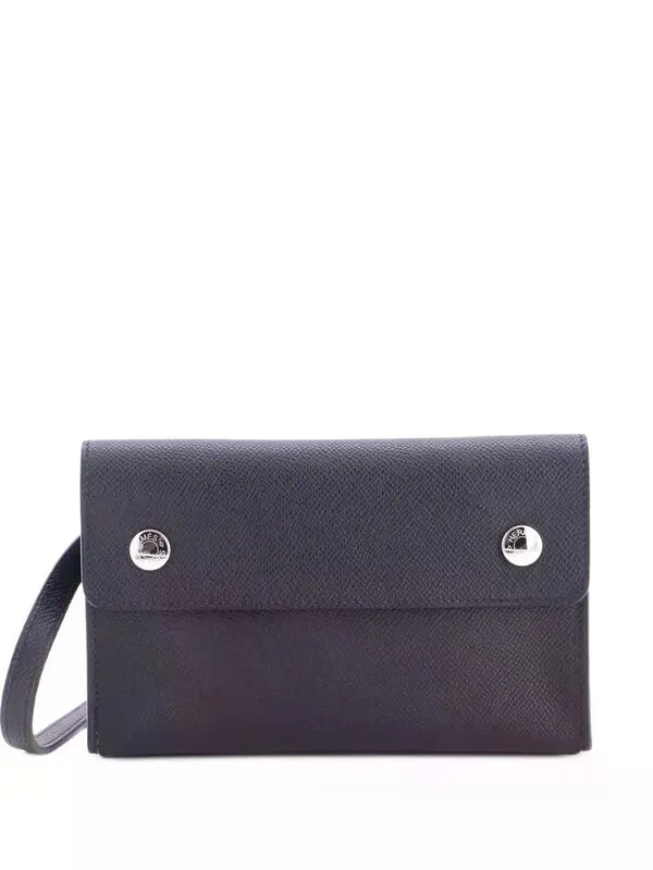 Hermès Epsom Wallet Bag - Black