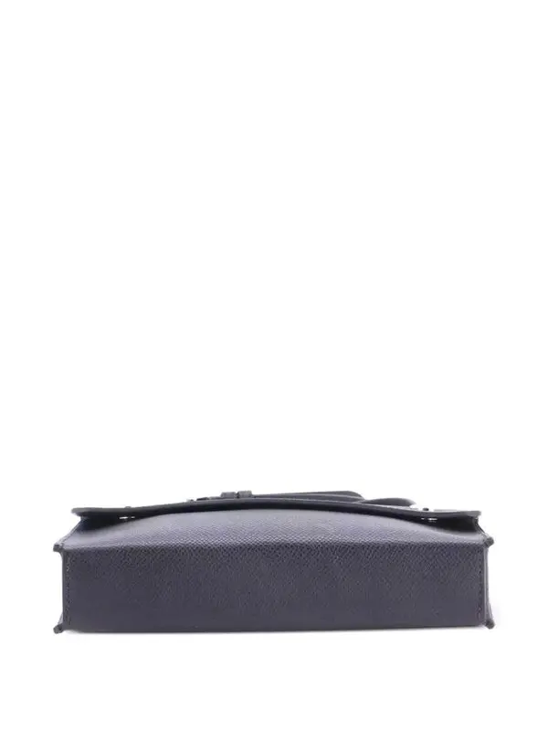 Hermès Epsom Wallet Bag - Black