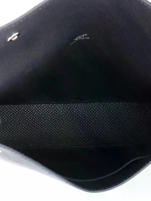 Hermès Epsom Wallet Bag - Black