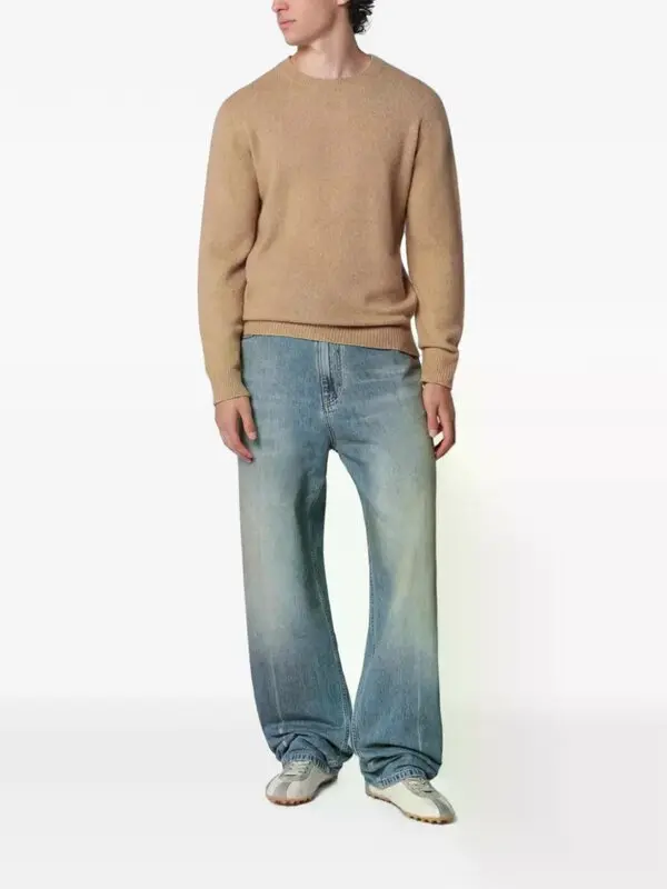 ROBERTO COLLINA Fine-knit Crew-neck Sweater