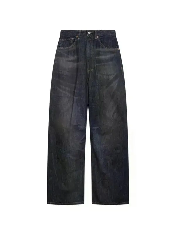 MAISON MARGIELA Faded Wide-leg Jeans - Blue