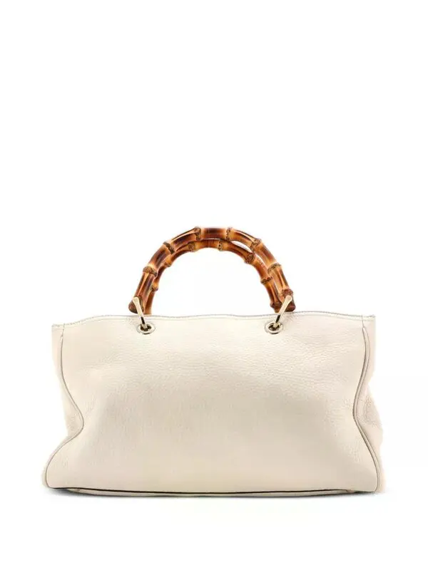 Gucci Bamboo Shopper Leather Medium Tote Bag