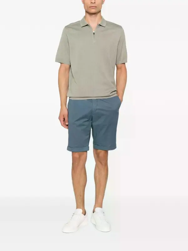 Corneliani Zip-neck Polo Shirt