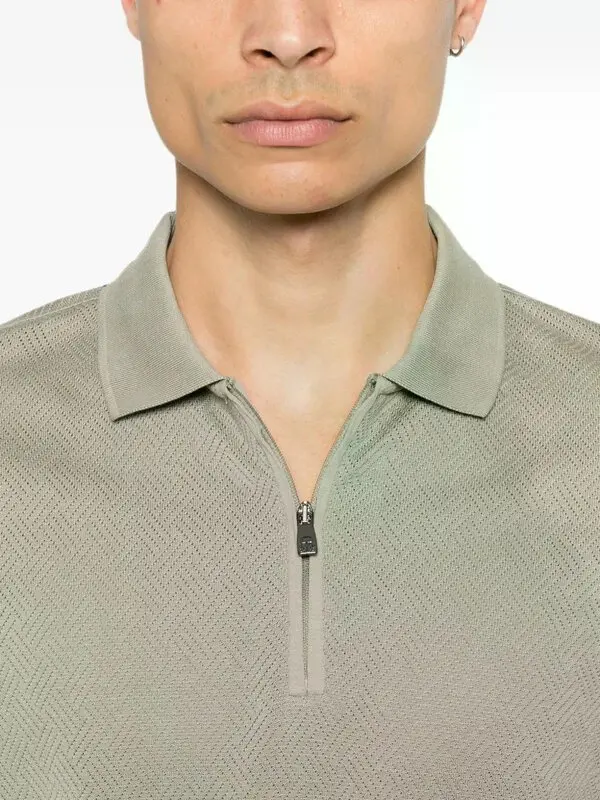 Corneliani Zip-neck Polo Shirt