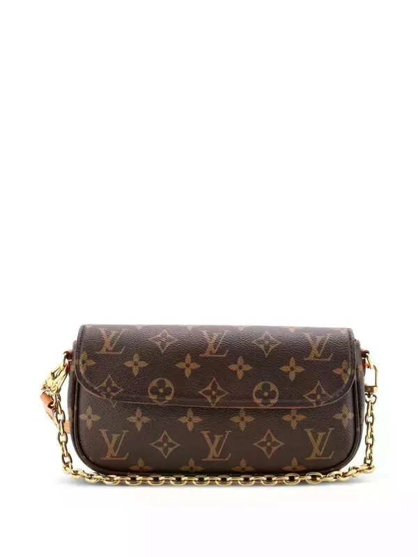 LOUIS VUITTON Ivy Wallet On Chain Monogram Canvas Shoulder Bag - Brown