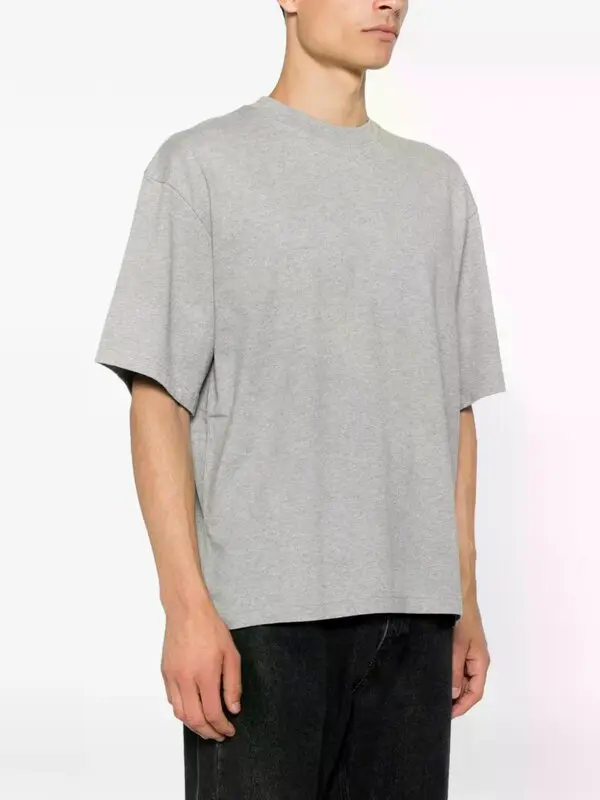 Axel Arigato Baseline Logo-print Cotton T-shirt - Grey