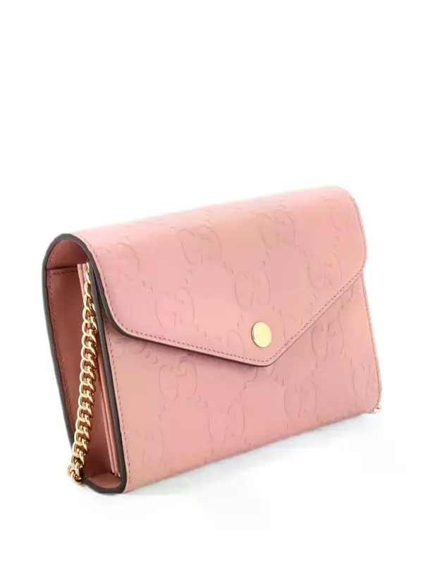 Gucci Envelope Wallet On Chain Guccissima Leather Shoulder Bag