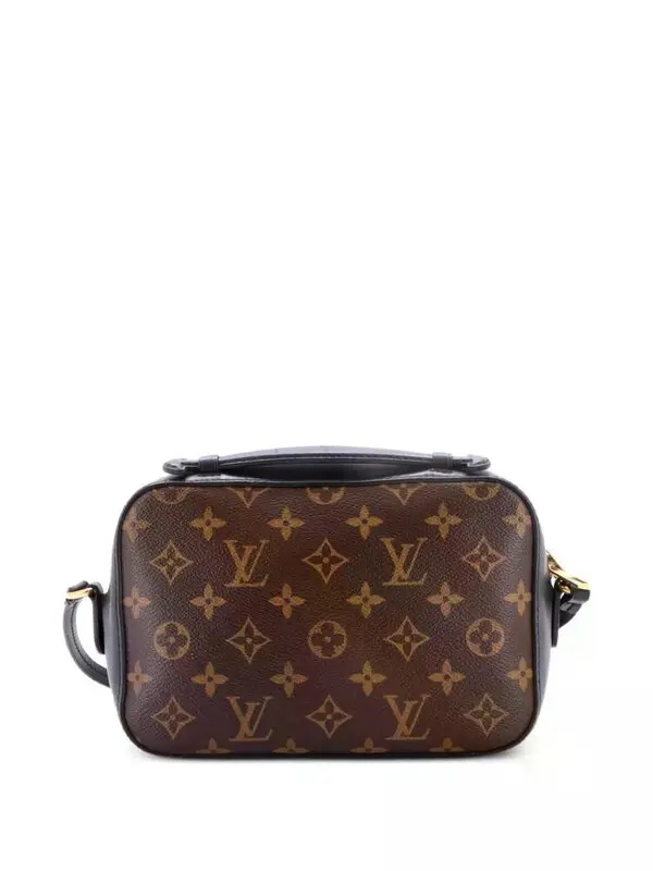 LOUIS VUITTON Monogram Canvas And Leather Crossbody Bag - Black