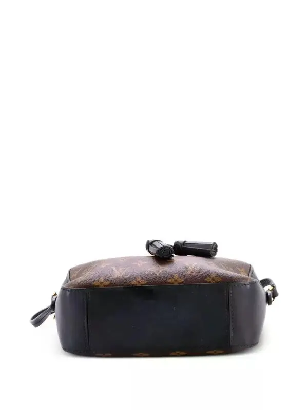 LOUIS VUITTON Monogram Canvas And Leather Crossbody Bag - Black