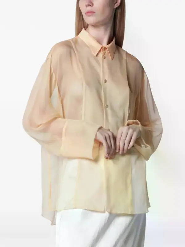 Alberta Ferretti Sheer Silk Shirt