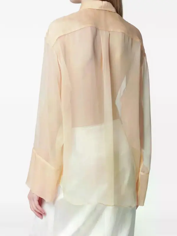 Alberta Ferretti Sheer Silk Shirt