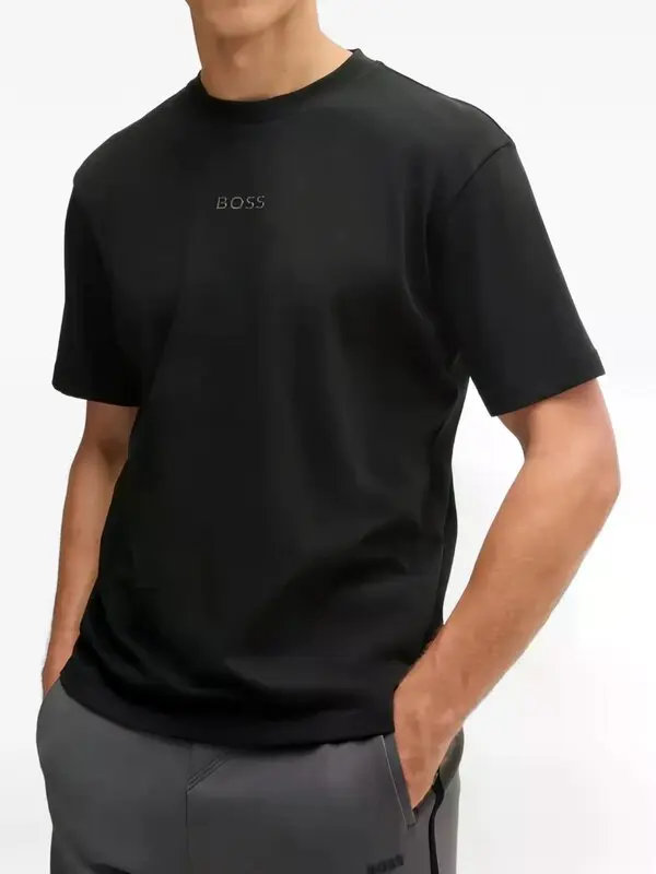 BOSS Logo-print Crew-neck T-shirt