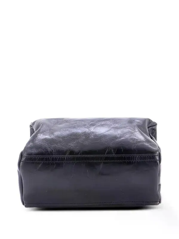 Givenchy Pandora Patent Mini Shoulder Bag - Black