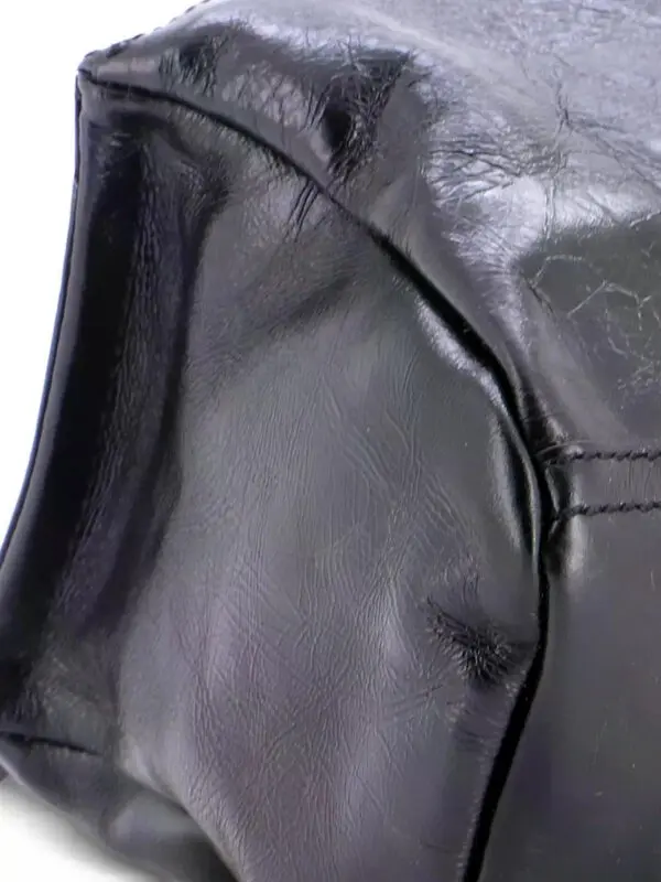 Givenchy Pandora Patent Mini Shoulder Bag - Black