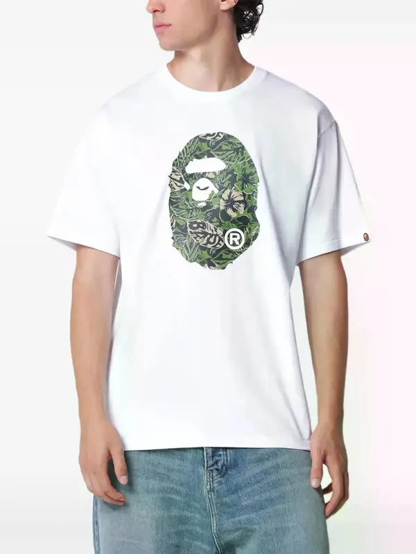 A BATHING APE Palm Resort T-shirt - White