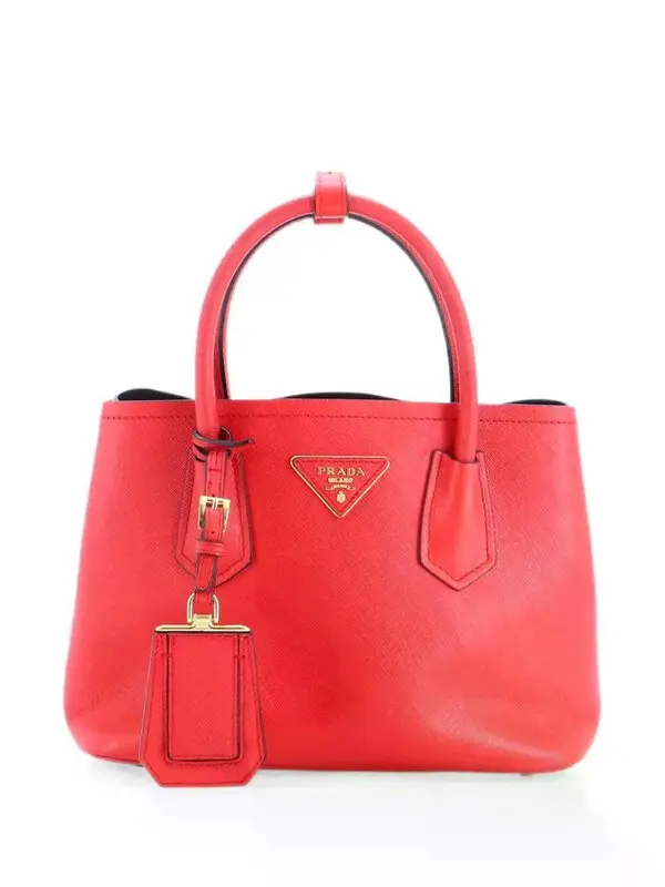 Prada Cuir Double Saffiano Leather Mini Tote Bag
