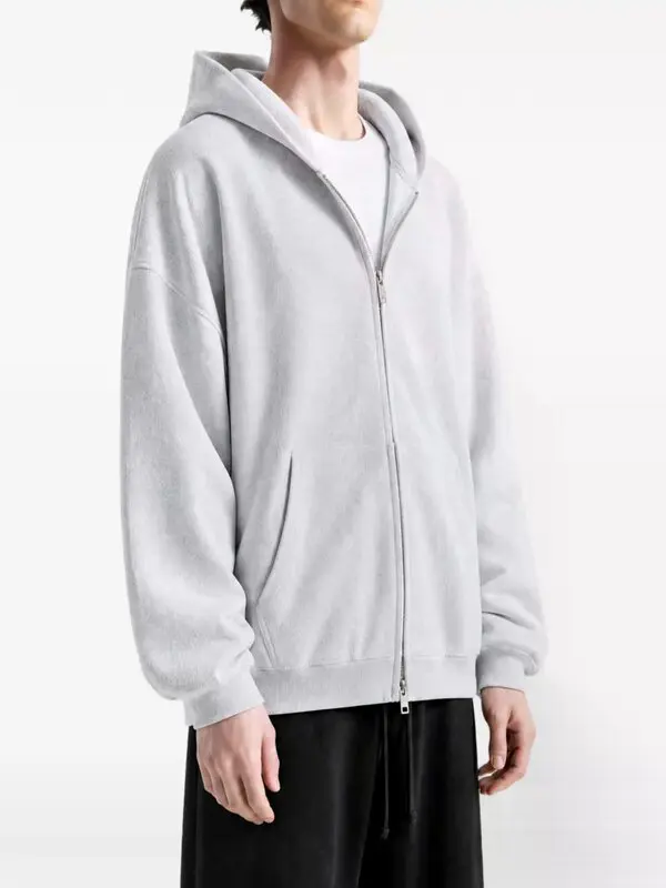 Alexander Wang Zip-up Dropped-shoulder Hoodie
