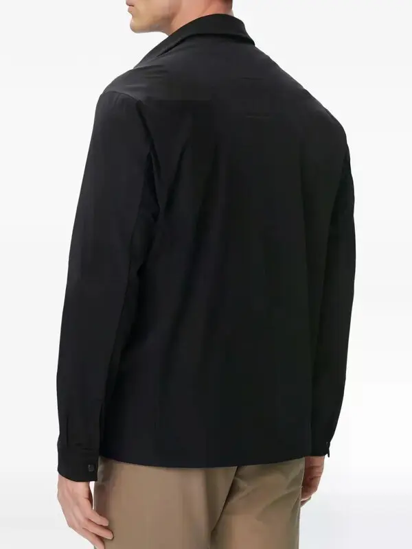 BOSS X Porsche Logo-emed Flap-pocket Shirt