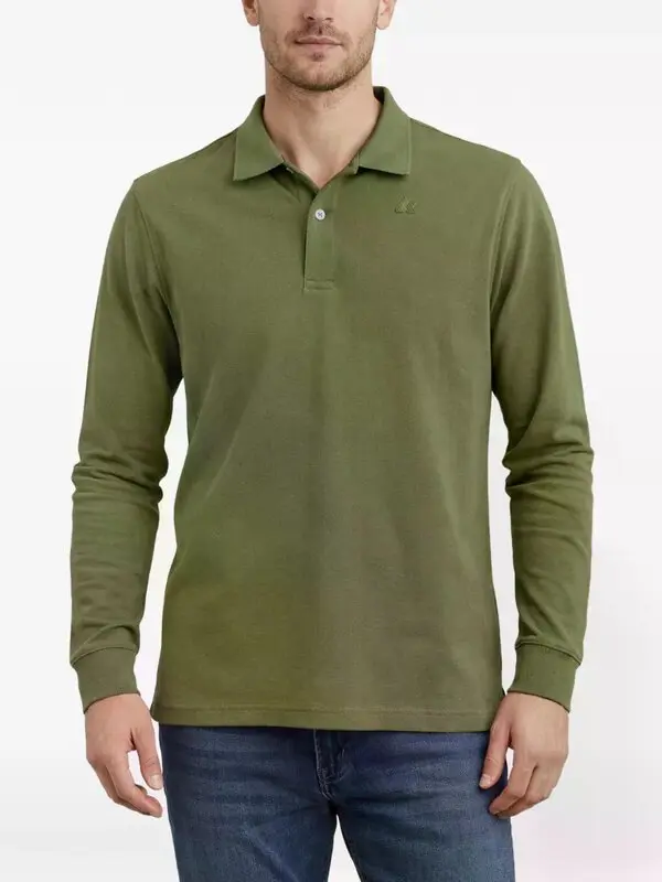 K-WAY Monju Long-sleeve Piqué Polo Shirt