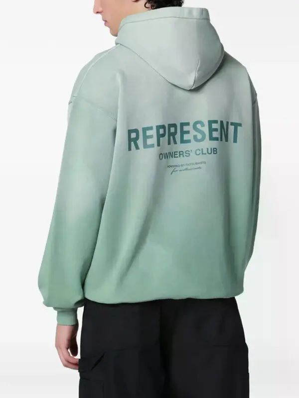 REPRESENT Owners Club Logo-print Hoodie