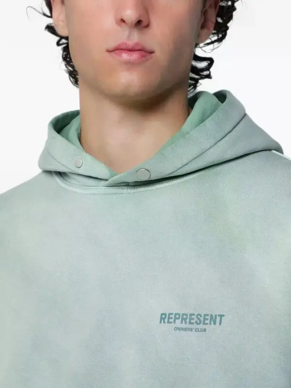 REPRESENT Owners Club Logo-print Hoodie