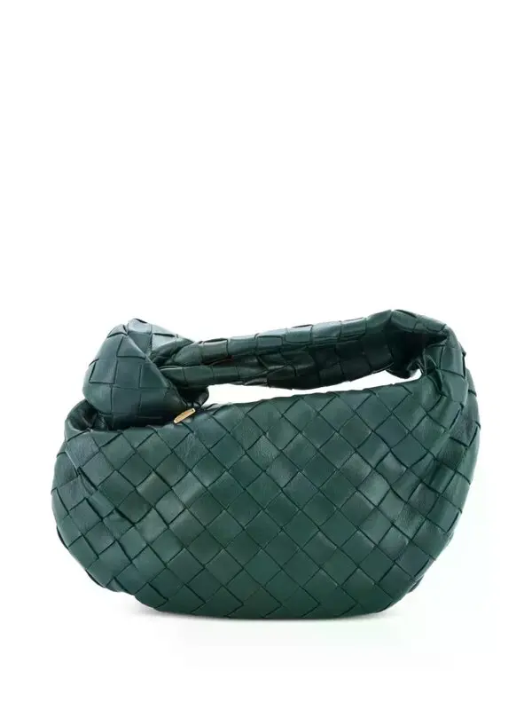 Bottega Veneta Jodie Intrecciato Nappa Mini Hobo Bag - Green