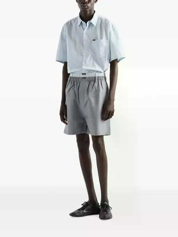 Prada Short-sleeved Cotton Shirt