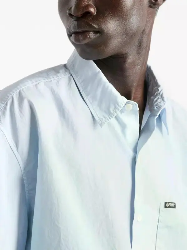 Prada Short-sleeved Cotton Shirt