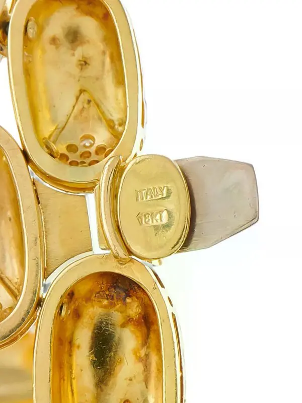 Gucci 18k Yellow Diamond Textured Jewelry Set