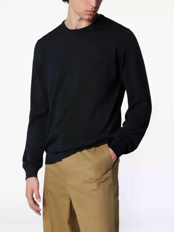 ROBERTO COLLINA Crew-neck Long-sleeve Sweater