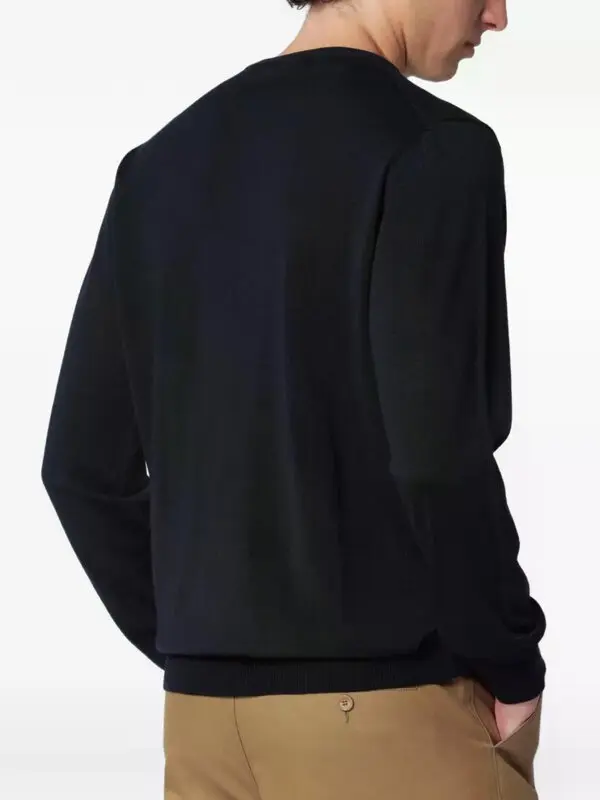 ROBERTO COLLINA Crew-neck Long-sleeve Sweater